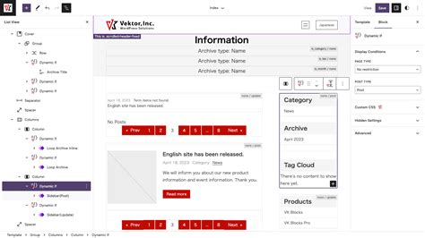 vk dynamic if block plugins vektor inc