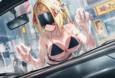 Rule 34 Ai Generated Bikini Car Eyes Obstructed Female Female Focus