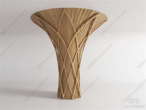 现代异形柱子su模型下载【id 1141392026】 知末su模型网