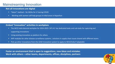 Lead Innovation Launchwho Innovation Initiativepptx