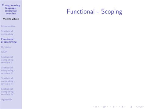 r programming language conceptual overview ppt