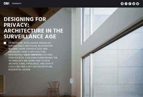 Designing For Privacy Architecture In The Surveillance Age Design