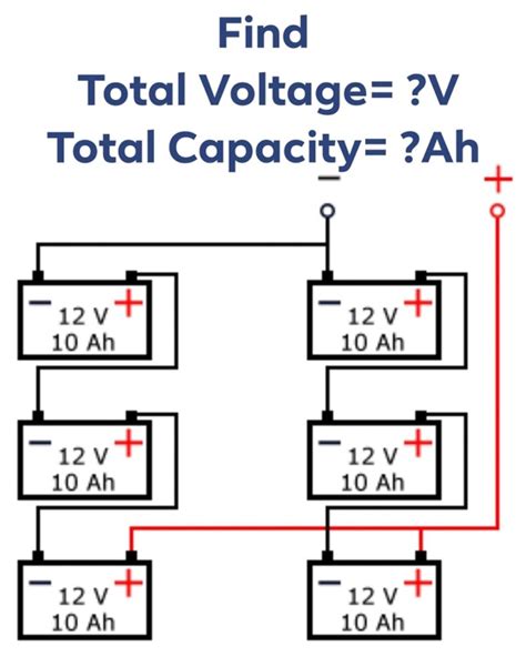 Solved Please Help Me Find Total Voltage And Total Capacity Chegg Com
