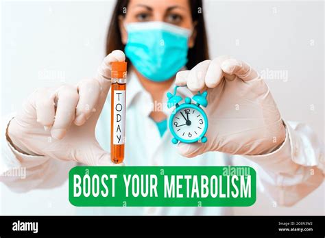 Text Sign Showing Boost Your Metabolism Business Photo Showcasing Body