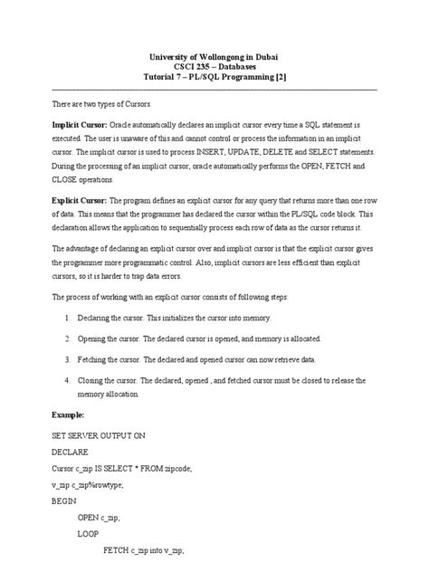 csci235 spring 2010 tutorials lab 7 with answers pdf data