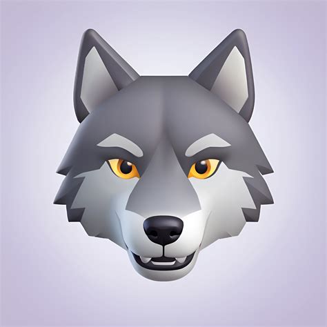 Wolf Emoji Artwork Free Download Ai Scribbles