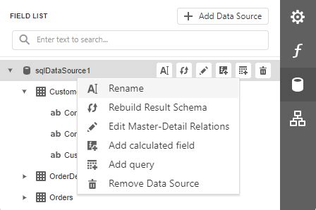 Field List Web NET Reporting Tools DevExpress Documentation