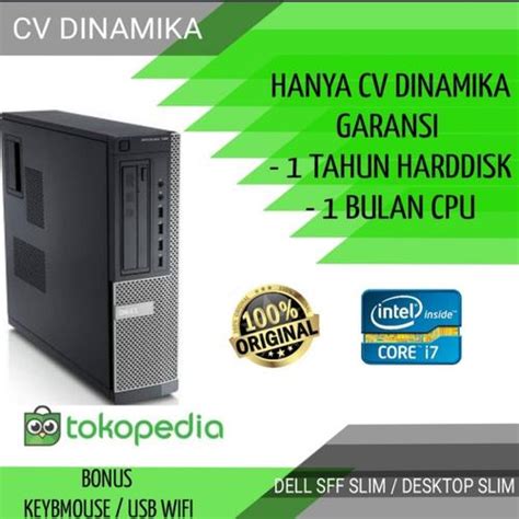 Jual Cpu Dell Core I Ram Tanpa Hdd Hemat Listrik Hanya Watt Jakarta Pusat Dinamika