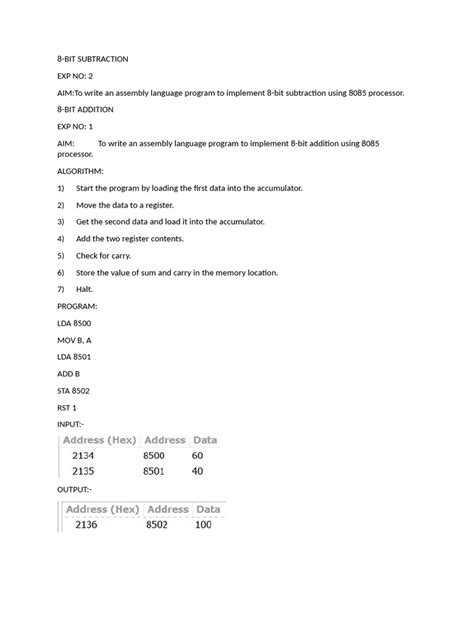 8 bit addition prog pdf business computers