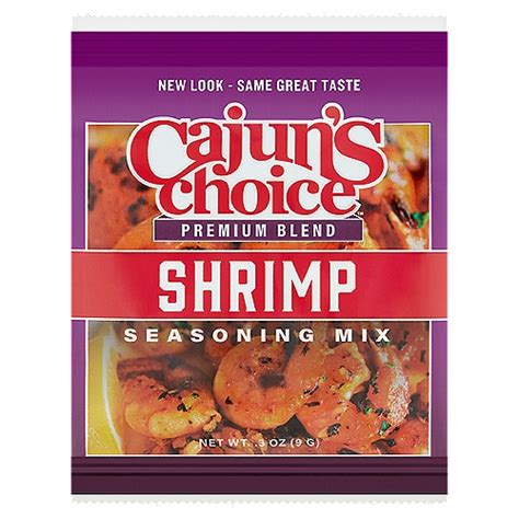 Cajuns Choice Cajun Shrimp Seasoning Mix 3 Oz Shoprite