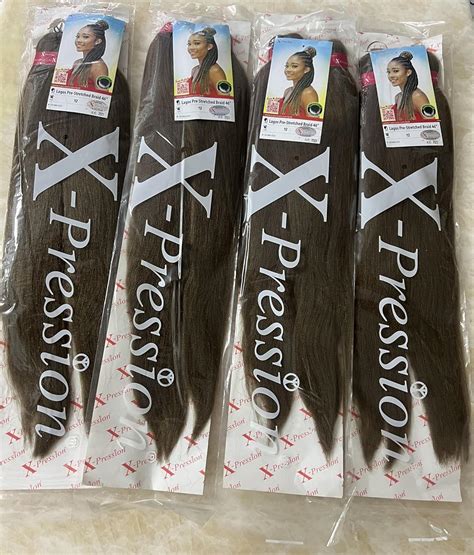 Colour 124 Pack Xpression Lagos Braid Pre Pulled Hair Extension 46