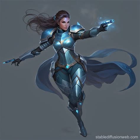 Female Sci Fi Warrior Stable Diffusion Online