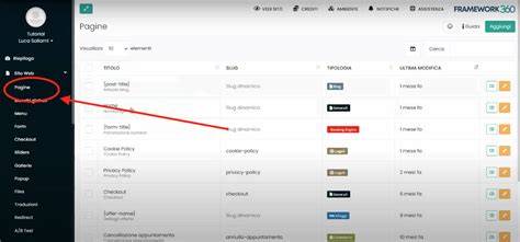 Modificare O Eliminare Blocchi Visual Builder Framework
