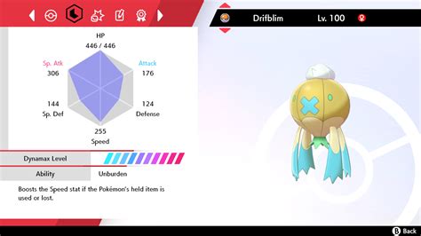 6iv Shiny Drifblim Evd Fast 🚀battle Ready 🚀 Pokemon Sword And Shield