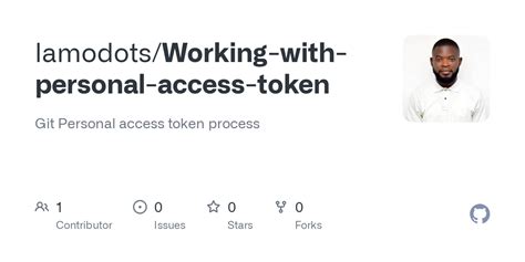 Github Lamodotsworking With Personal Access Token Git Personal