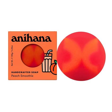 Anihana Hydrating Gentle Bar Soap Peach Smoothie 4 23oz Peach