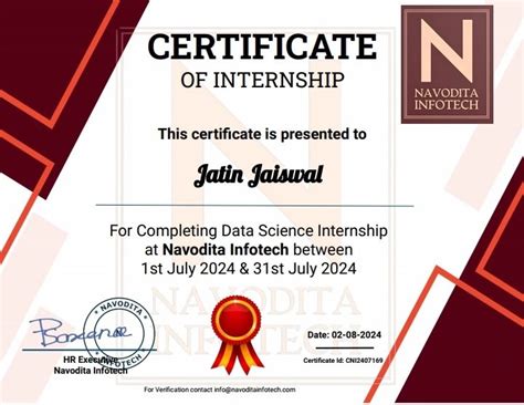 Jatin Jaiswal On Linkedin Hii Connection Just Finished My Internship At Navodita Infotech