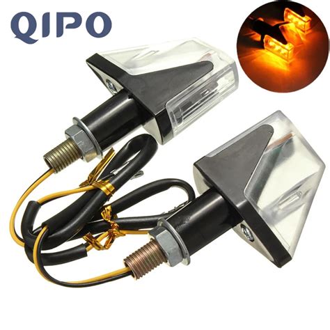 Buy Qipo Motorcycle Clear Flush Mount Turn Signal
