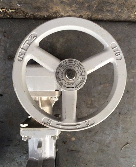 日本外匯kitz Valve Xj系列 250a（10英吋） 齒輪式鋁合金手動蝶閥（內部：scs14不鏽鋼＋epdm橡膠） 露天市集