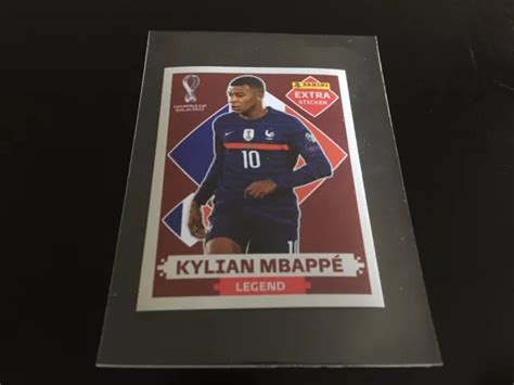 EXTRA STICKERS PANINI Coupe Du Monde Qatar 2022 Kilian Mbappé Legend