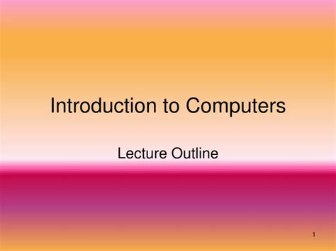 Ppt Introduction To Computers Powerpoint Presentation Free Download Id4351262