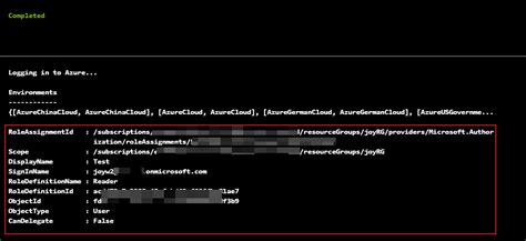 Azure Runbook New Azurermroleassignment Object Reference Not Set To