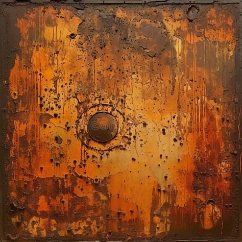 Rust Textured Artwork With Faint Patterns And Higher Gender Focus Stock
