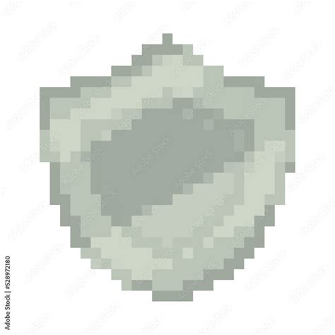 Shield Pixel Art Stock Vector Adobe Stock