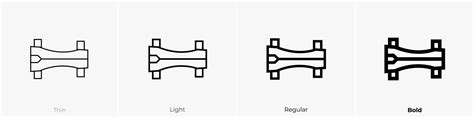 Lifetime Icon Thin Light Regular And Bold Style Vector Image