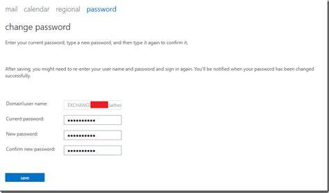 How To Change Password In Exchange 2013 Outlook Web App Azure365Pro