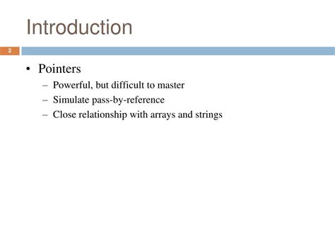 Ppt Pointers Powerpoint Presentation Free Download Id819576
