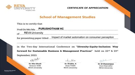Purushotham H C On Linkedin Presented The Paper At The Two Day International Conference
