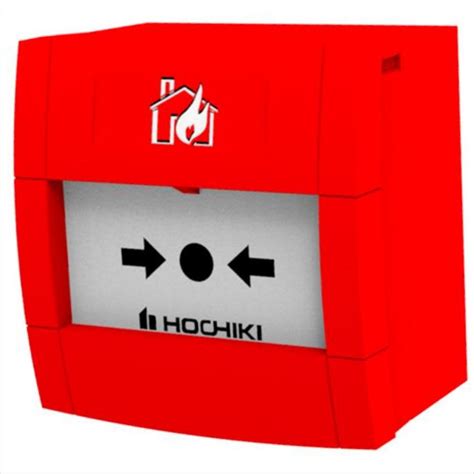 Conventional Call Point With Red Back Box Surveillant Fire Limited