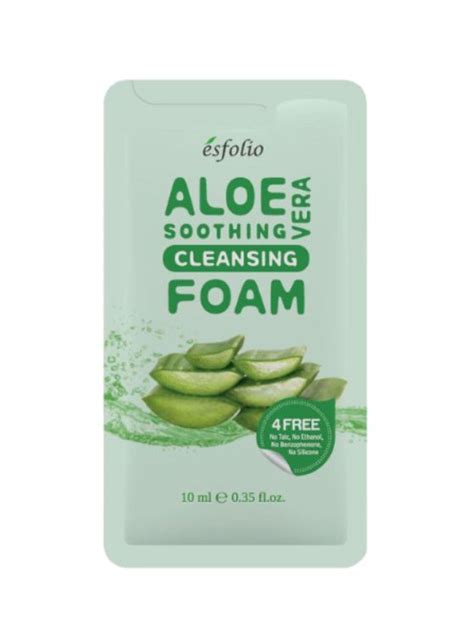 Esfolio Aloe Vera Cleansing Foam Sachet Edamama