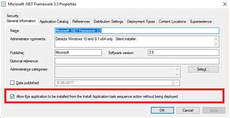 Fix Application Not Available To Select In Sccm Task Sequence Install