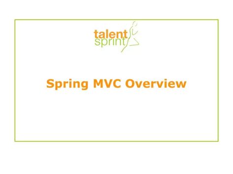 Ppt Spring Mvc Overview Powerpoint Presentation Free Download Id