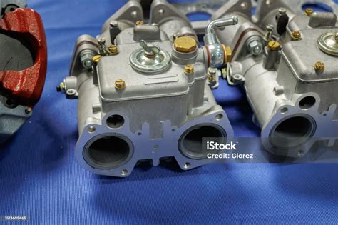 Steel Car Carburetor For Sale Car Spare Part Stock Photo - Download ...
