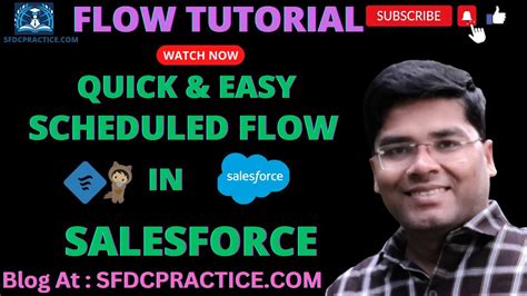 Quick And Easy Scheduled Flow In Salesforce Lightning Flow