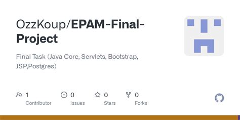 Github Ozzkoup Epam Final Project Final Task Java Core Servlets