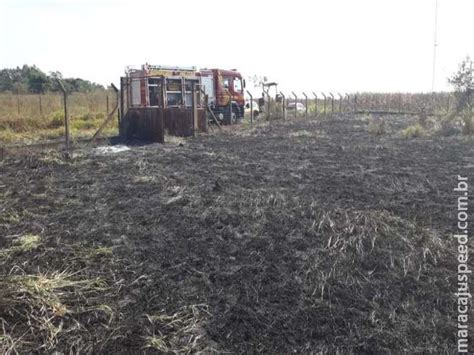 Homem é Preso Após Atear Fogo Em Terreno Particular Maracaju Speed
