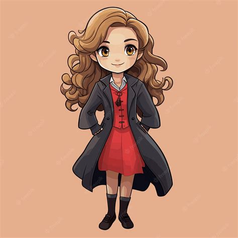 Premium Vector Vector Chibi Hermione Granger