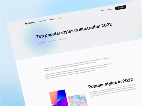 Courses Landing Page Design On Behance