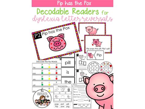 Decodable Dyslexia Reader Pip Has The Pox Artofit