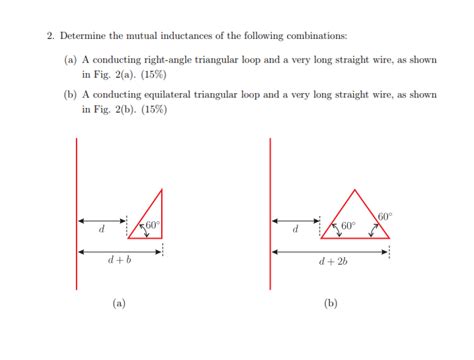 solved 2 determine the mutual inductances of the following