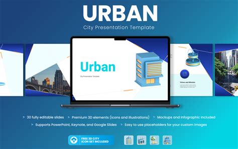 Urban City Powerpoint Presentation Template Templatemonster
