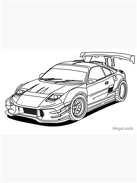 Jdm Car Poster For Sale By Megalawlz Redbubble