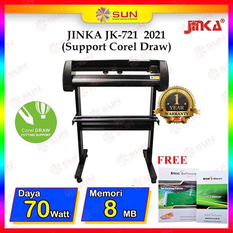 Jual Mesin Cutting Sticker Jinka Jk 361 721 1351 Versi 2022 Support