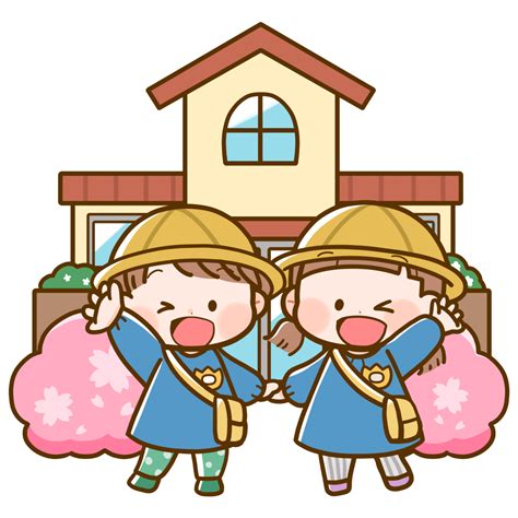 【生活・保育・人】保育園・幼稚園の入園式のかわいいフリーイラスト フタバのフリーイラスト