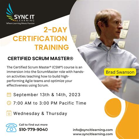 Sync It Learning On Linkedin Csm Scrum Scrumtraining Scrummaster