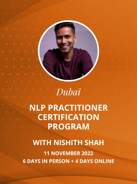 NLP Practitioner Certification In Dubai Thought Labs